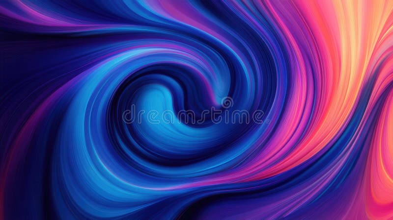 Colorful Swirling Patterns Create a Dynamic and Balanced Abstract ...