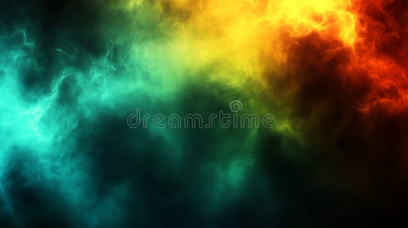 Colorful Swirling Smoke Patterns Create an Abstract and Vibrant ...