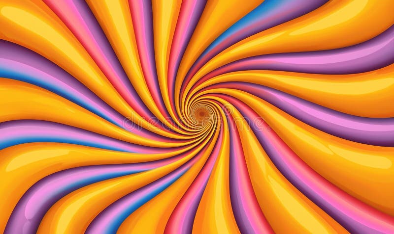 Colorful Swirling Vortex Tunnel Abstract Background Design for ...