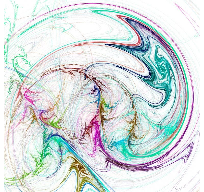 Colorful Swirls on White and Black Backgrounds Cross Parallel Lines at ...