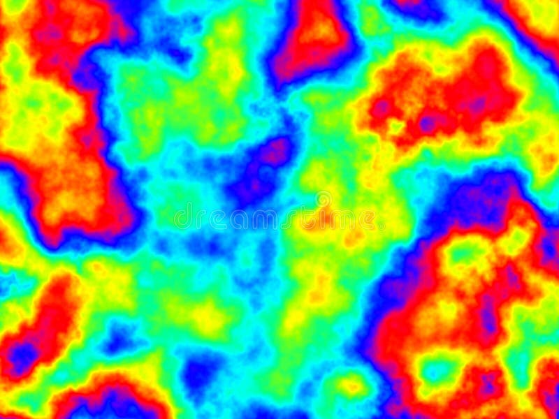 Red Blue Clouds, Ground, Swirls, Sky Lights, Abstract Background and ...