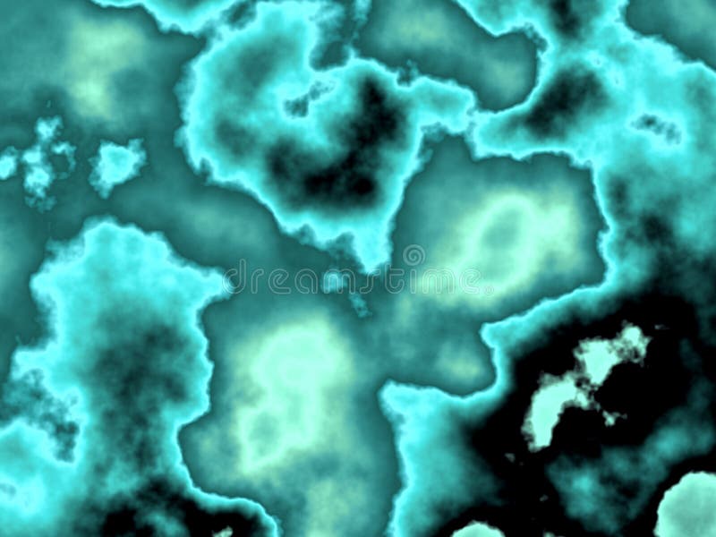 Green Black Clouds, Ground, Swirls, Sky Lights, Abstract Background and ...