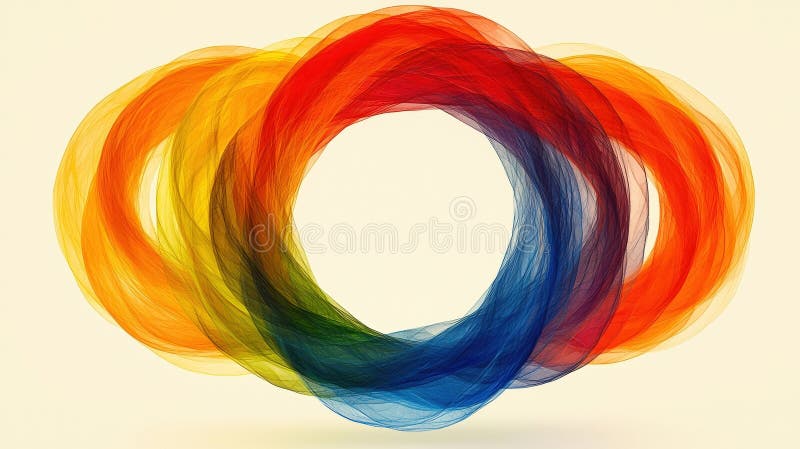 Colorful Swirls of Light Creating a Dynamic Abstract Design for Modern ...