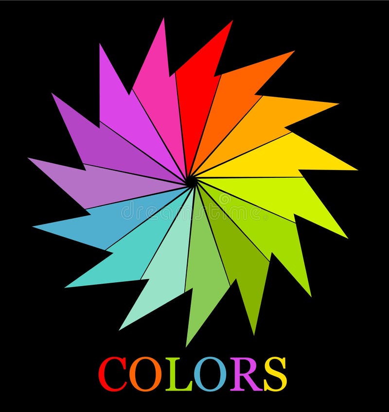 Colorful symbol stock vector. Illustration of palette - 24062999