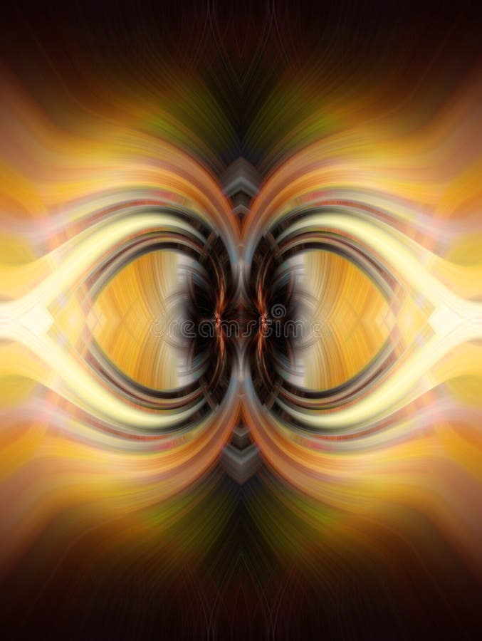 Colorful Symmetrical Abstract Twirl Effect for Background Stock ...