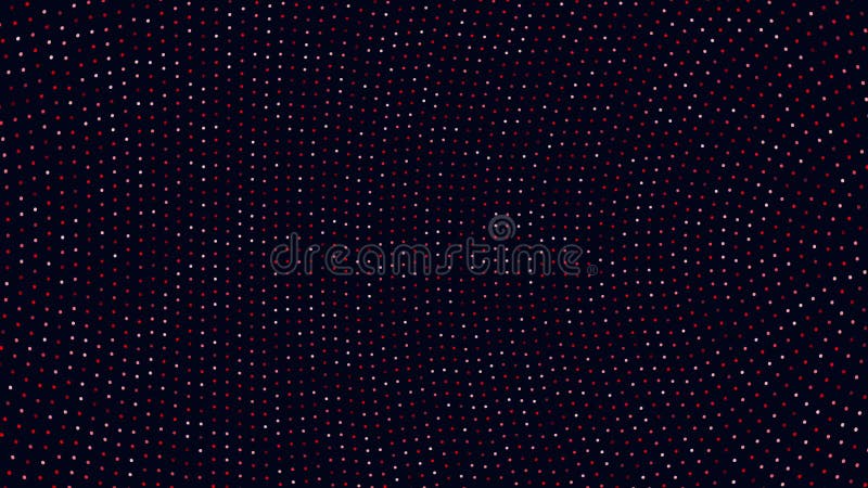 Colorful Symmetrical Dot Grid Pattern on Dark Background Stock Video ...
