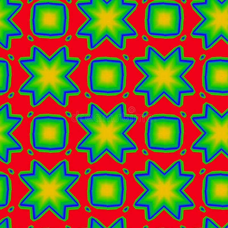 Colorful Symmetrical Repeating Patterns for Textiles, Ceramic Tiles ...