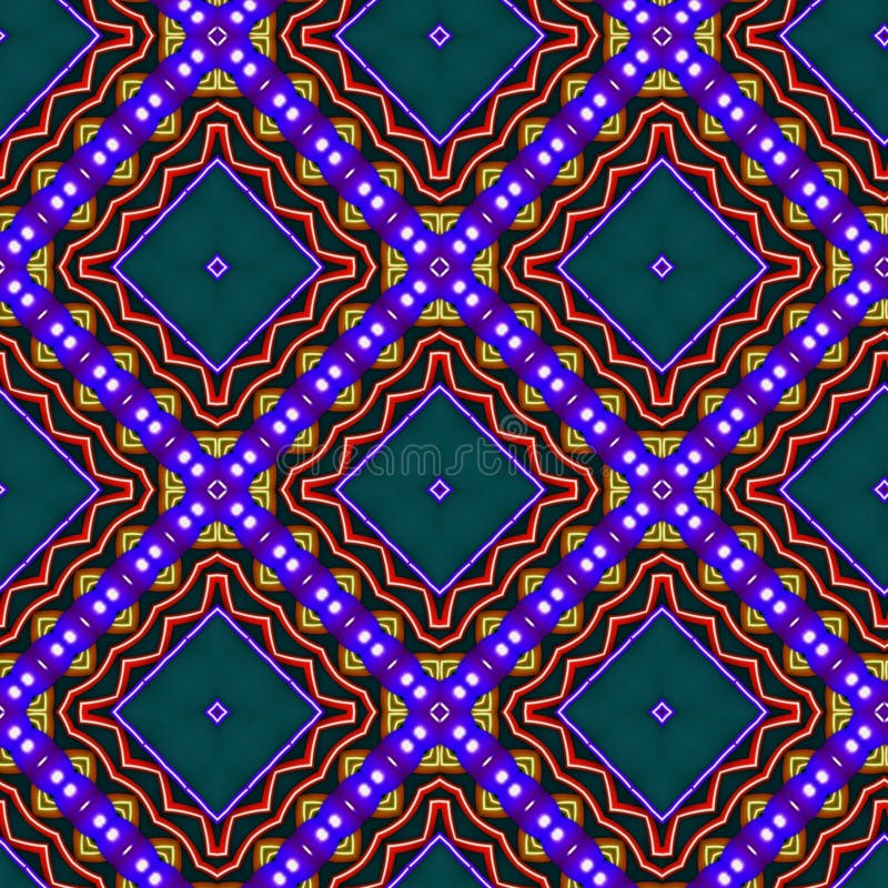 Colorful Symmetrical Repeating Patterns for Textiles, Ceramic Tiles ...