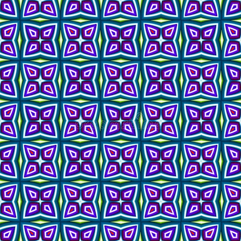 Colorful Symmetrical Repeating Patterns for Textiles, Ceramic Tiles ...
