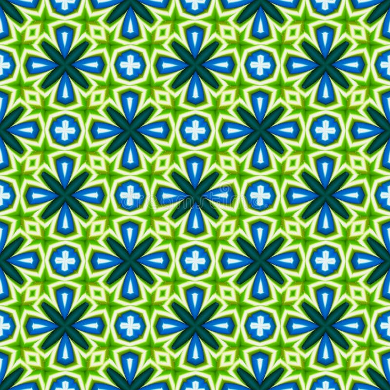 Colorful Symmetrical Repeating Patterns for Textiles, Ceramic Tiles ...