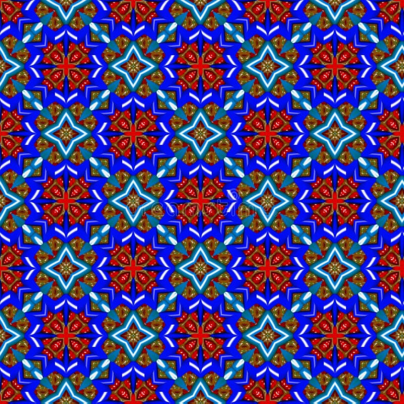 Colorful Symmetrical Repeating Patterns for Textiles, Ceramic Tiles ...