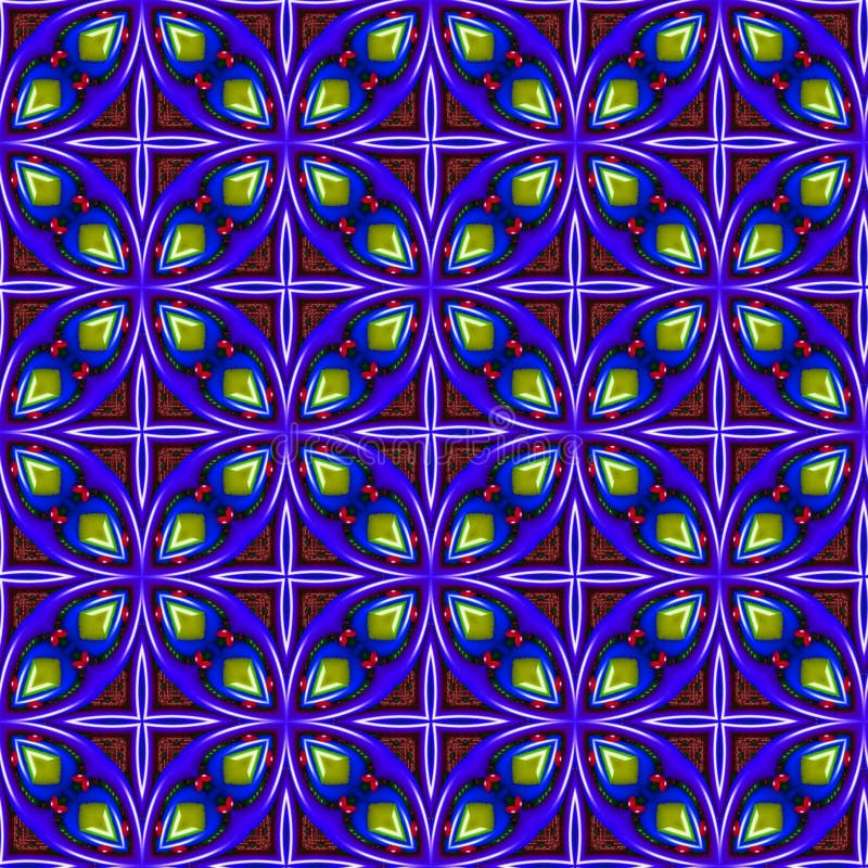 Colorful Symmetrical Repeating Patterns for Textiles, Ceramic Tiles ...
