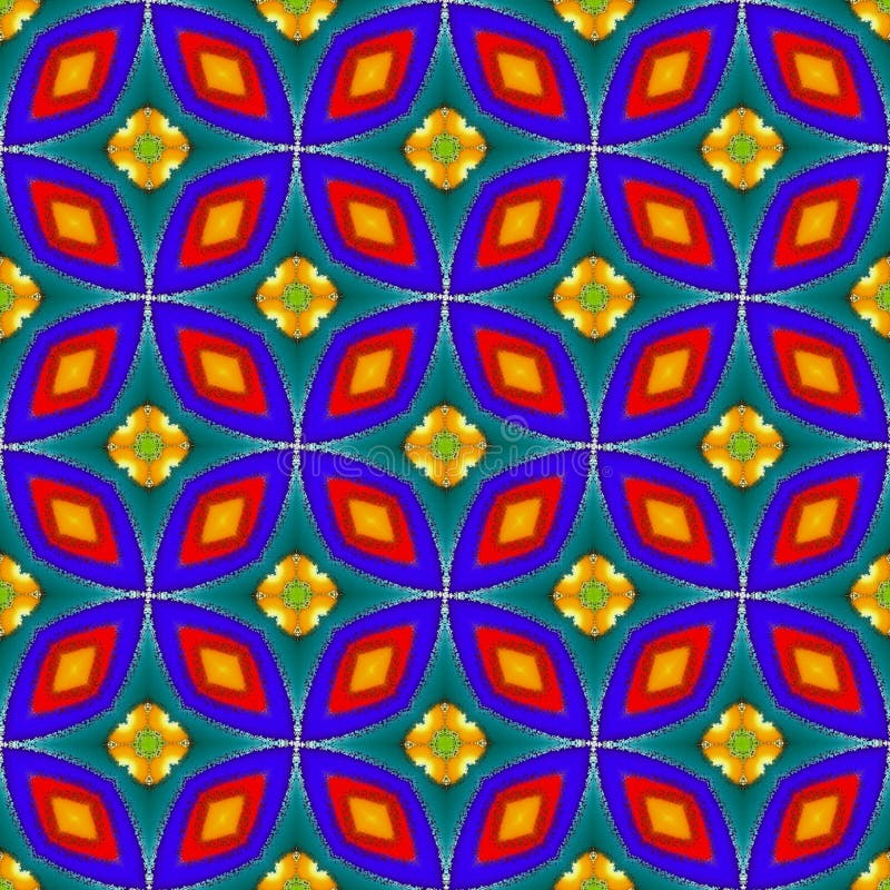 Colorful Symmetrical Repeating Patterns for Textiles, Ceramic Tiles ...