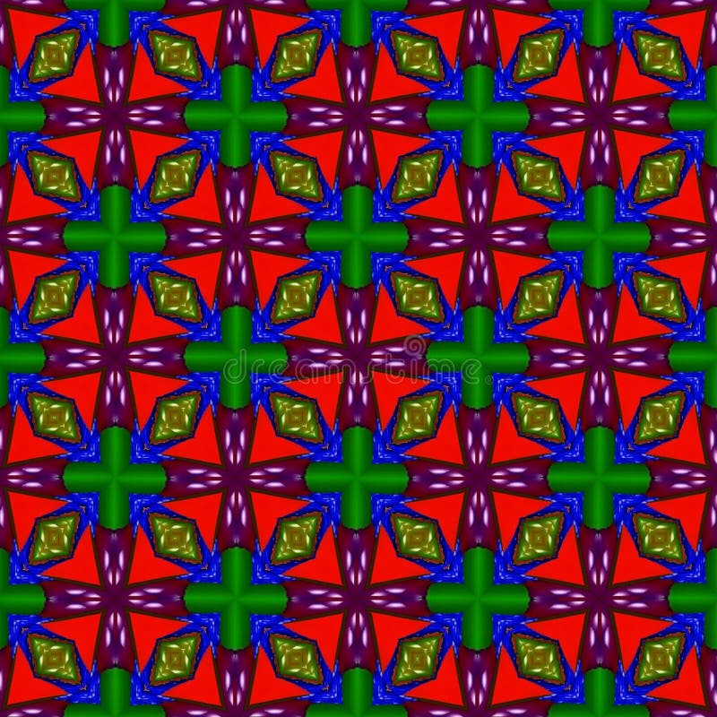 Colorful Symmetrical Repeating Patterns for Textiles, Ceramic Tiles ...