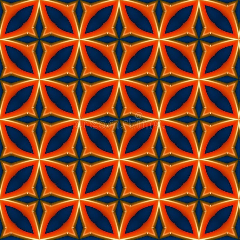 Colorful Symmetrical Repeating Patterns for Textiles, Ceramic Tiles ...