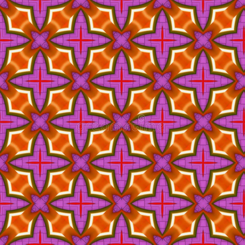 Colorful Symmetrical Repeating Patterns for Textiles, Ceramic Tiles ...