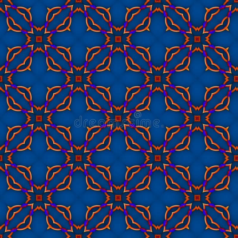 Colorful Symmetrical Repeating Patterns for Textiles, Ceramic Tiles ...