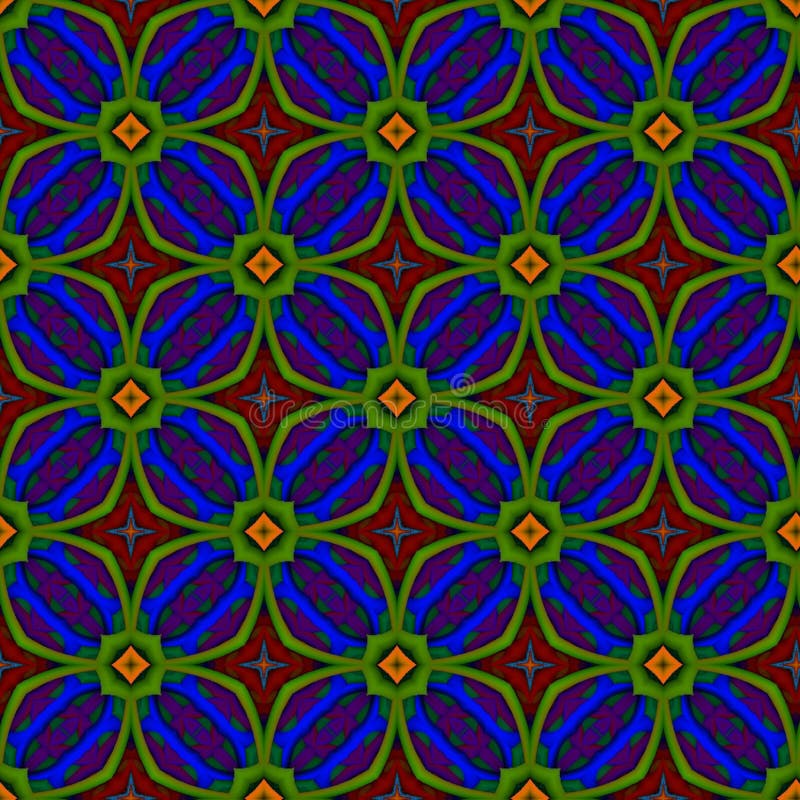 Colorful Symmetrical Repeating Patterns for Textiles, Ceramic Tiles ...