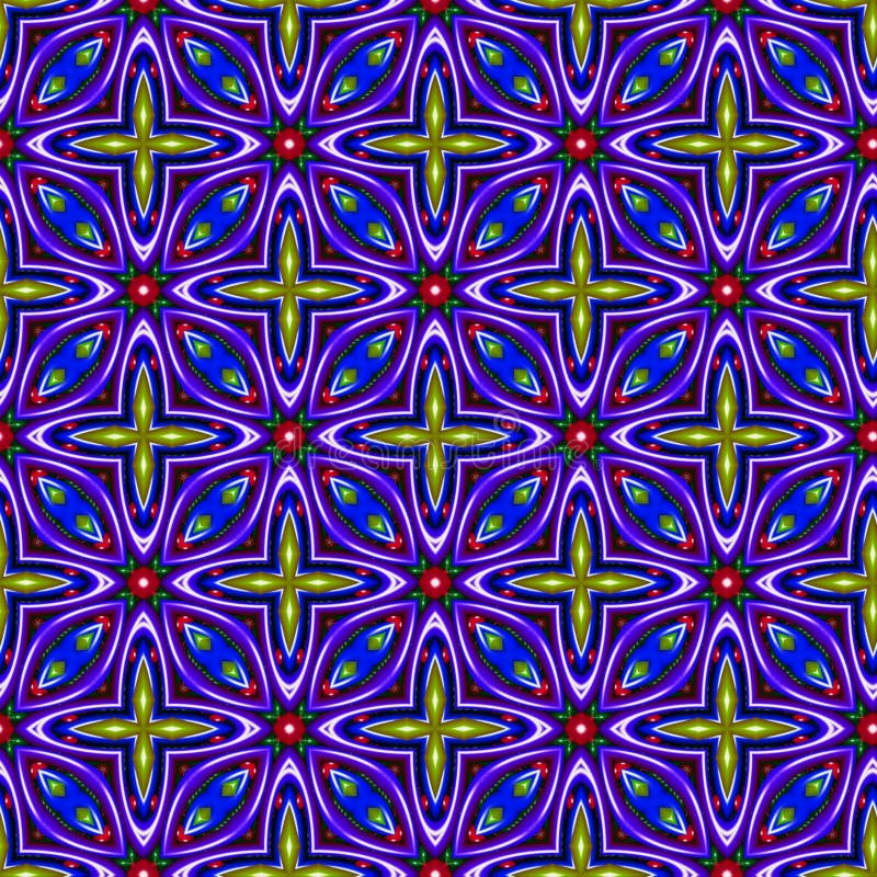 Colorful Symmetrical Repeating Patterns for Textiles, Ceramic Tiles ...