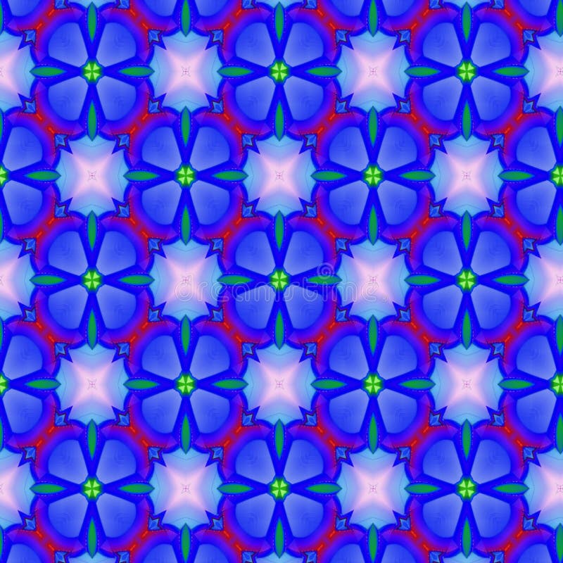 Colorful Symmetrical Repeating Patterns for Textiles, Ceramic Tiles ...