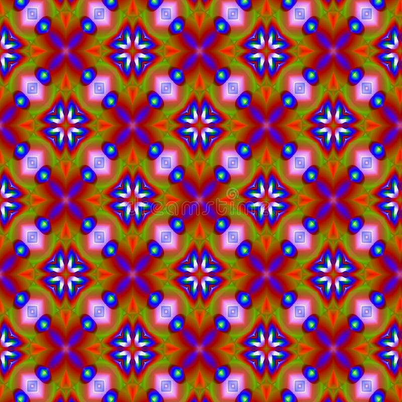 Colorful Symmetrical Repeating Patterns for Textiles, Ceramic Tiles ...