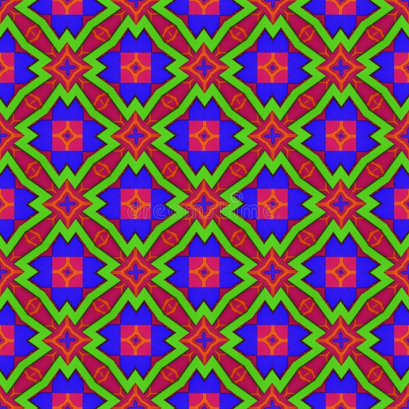 Colorful Symmetrical Repeating Patterns for Textiles, Ceramic Tiles ...