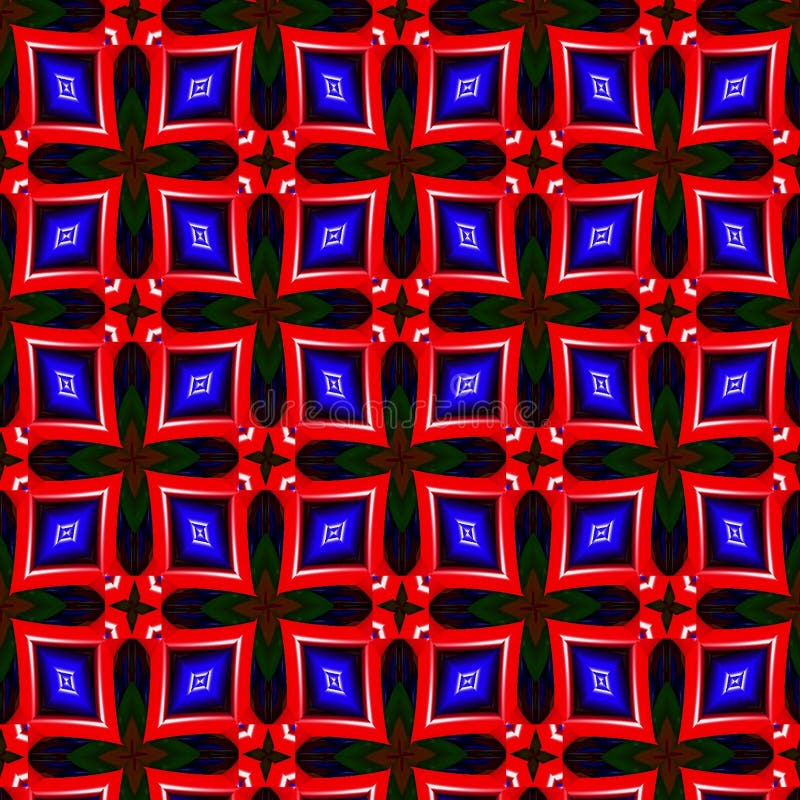 Colorful Symmetrical Repeating Patterns for Textiles, Ceramic Tiles ...