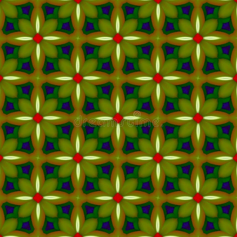 Colorful Symmetrical Repeating Patterns for Textiles, Ceramic Tiles ...