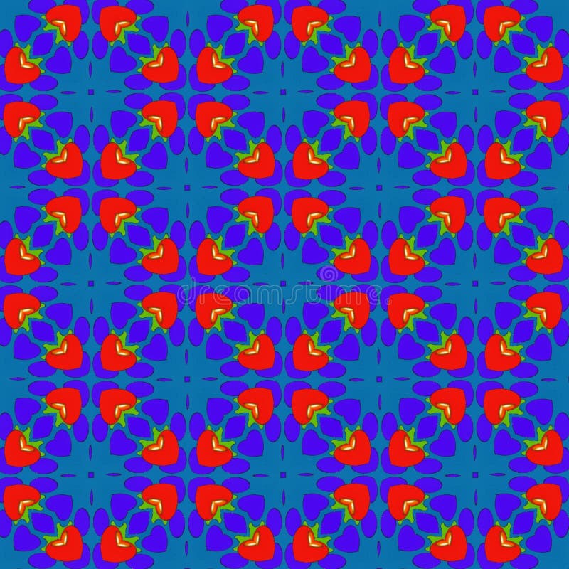 Colorful Symmetrical Repeating Patterns for Textiles, Ceramic Tiles ...