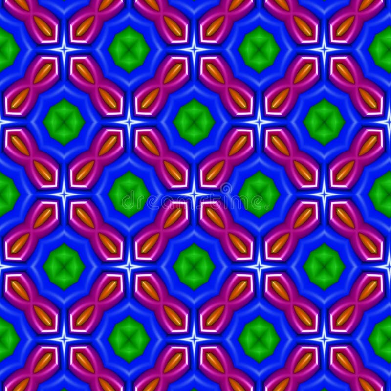 Colorful Symmetrical Repeating Patterns for Textiles, Ceramic Tiles ...