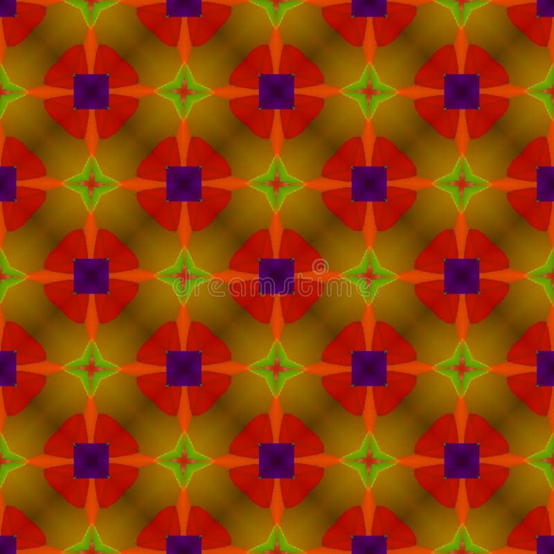 Colorful Symmetrical Repeating Patterns for Textiles, Ceramic Tiles ...