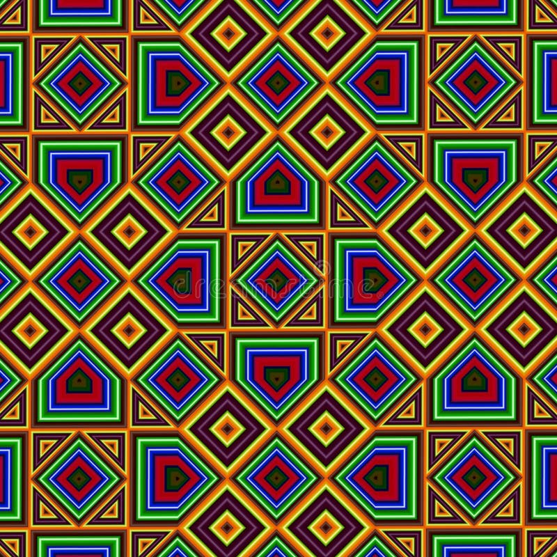 Colorful Symmetrical Repeating Patterns for Textiles, Ceramic Tiles ...