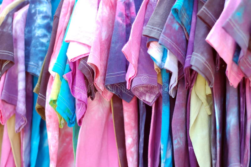 Colorful T-shirt stock image. Image of fabric, market - 27260405