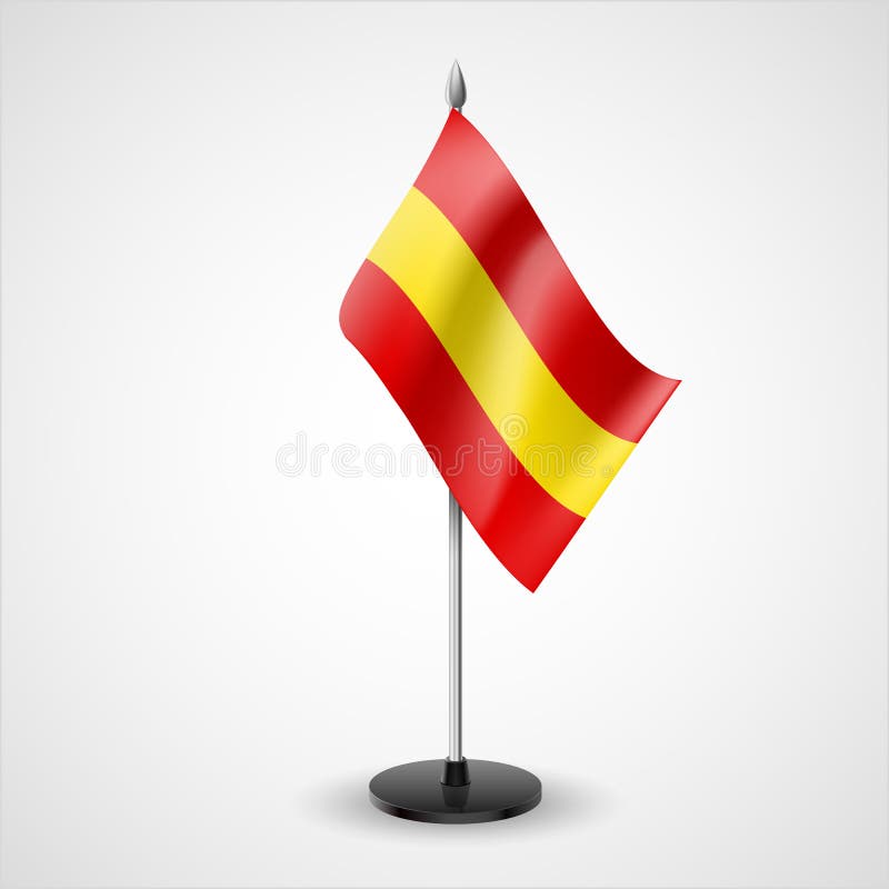 Colorful table flag stock vector. Illustration of mascot - 38588261