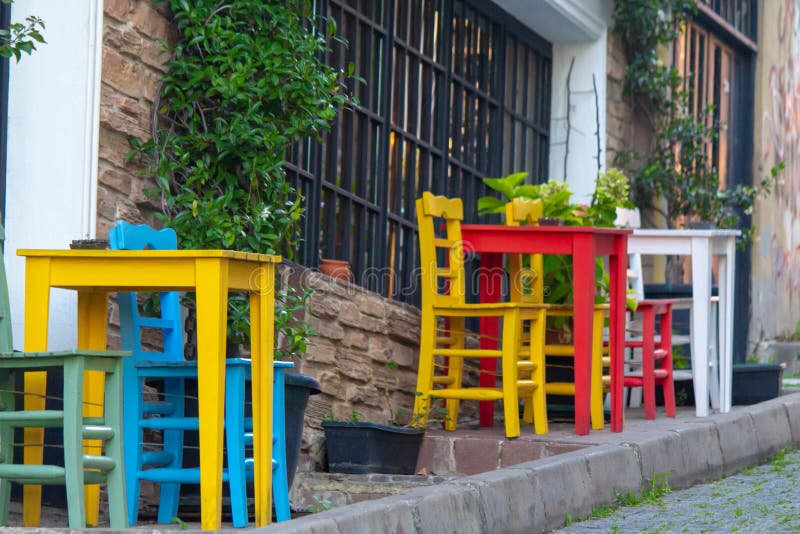 Colorful table stock photo. Image of table, gold, colourful - 189491172