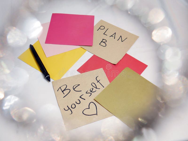 Be Yourself. Text Sign Showing Be Your Self Stock Photo - Image of ...