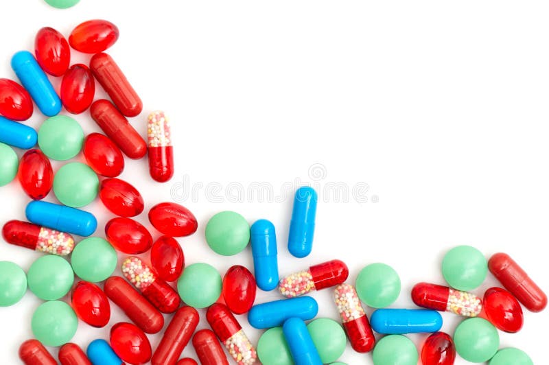 Medicine Capsules (generic Acetaminophen) Stock Image - Image of ...