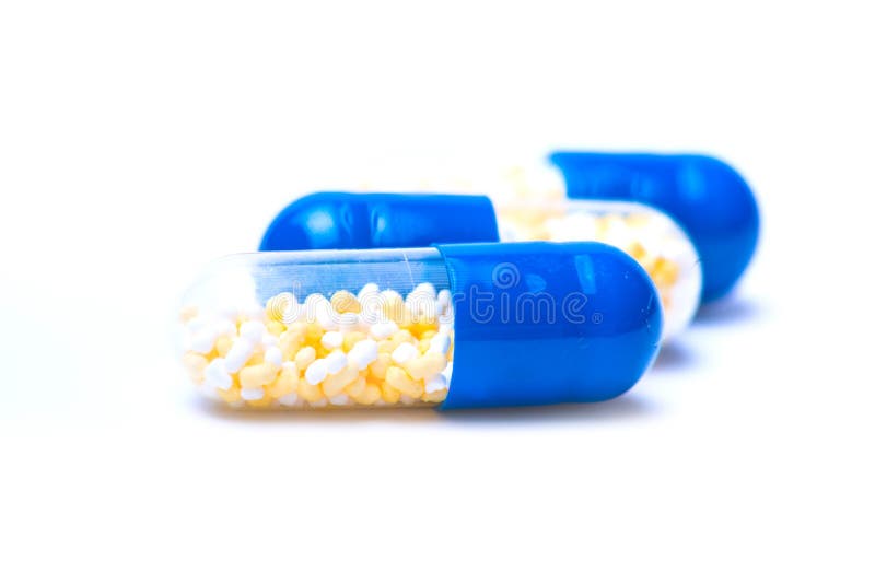 Colorful Tablets with Capsules Stock Image - Image of closeup, color ...