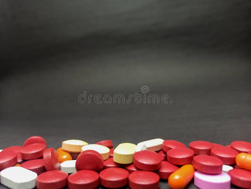 Colorful Tablets Pills Medicines Blur Background Wallpaper Stock Photo ...