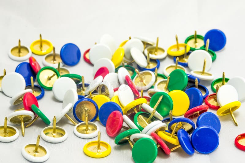 Colorful tacks stock image. Image of green, close, collection - 50106847