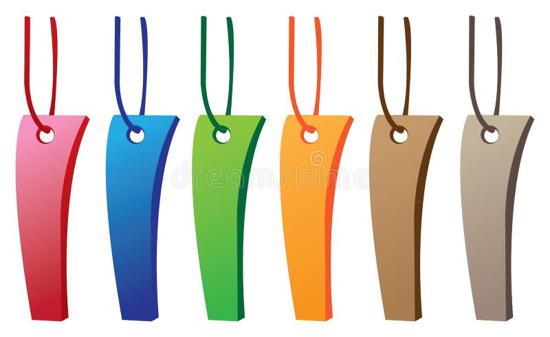 Colorful tag labels stock vector. Illustration of colorful - 27433883