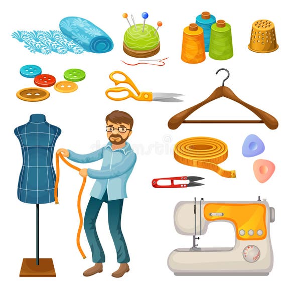 Master Silk Hanger Sewing Machine Stock Illustrations – 5 Master Silk ...