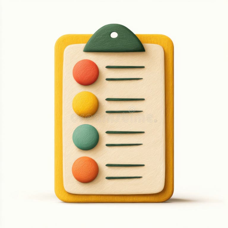 Colorful Task Pad with Checkboxes for Organized Planning Stock ...