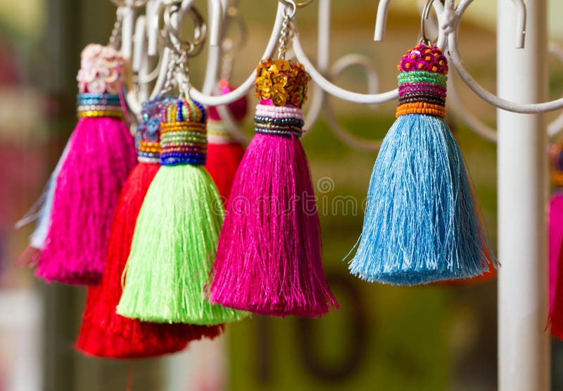 Colorful Tassel stock image. Image of beauty, green, asia - 42650321