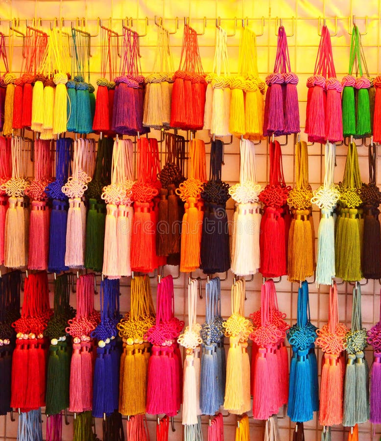 Colorful tassels stock photo. Image of amulet, brown - 56846896