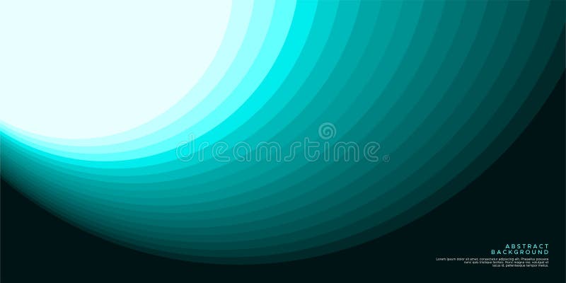 Colorful Teal Diagonal Curve Abstract Background. Modern Simple Line ...