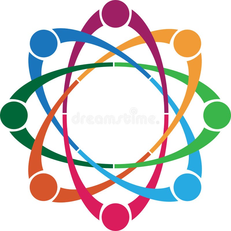 Team work logo stock vector. Illustration of emblem, decorative - 39052374