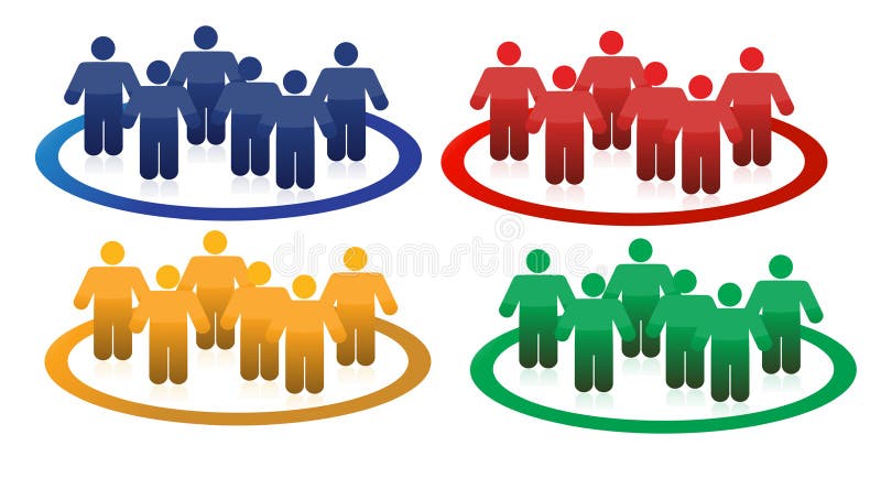 Colorful Teams Illustration Design Stock Illustration - Illustration of ... Colorful Teams Illustration Design Stock Illustration - Illustration of ...