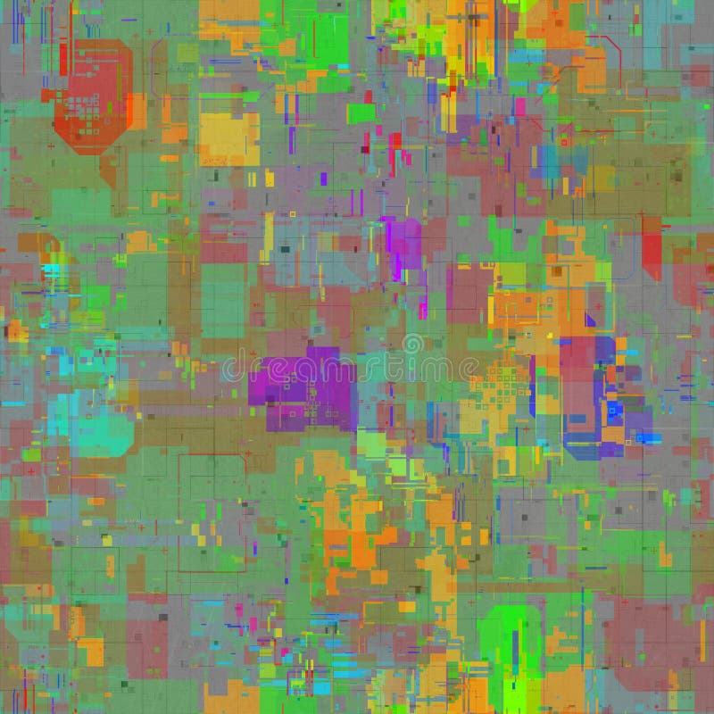 Technical Grid Seamless Displacement Map for 3d Rendering Stock ...
