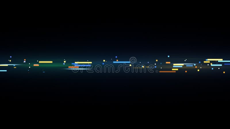 Colorful Techno Style Circle Border Frame Stock Illustration ...